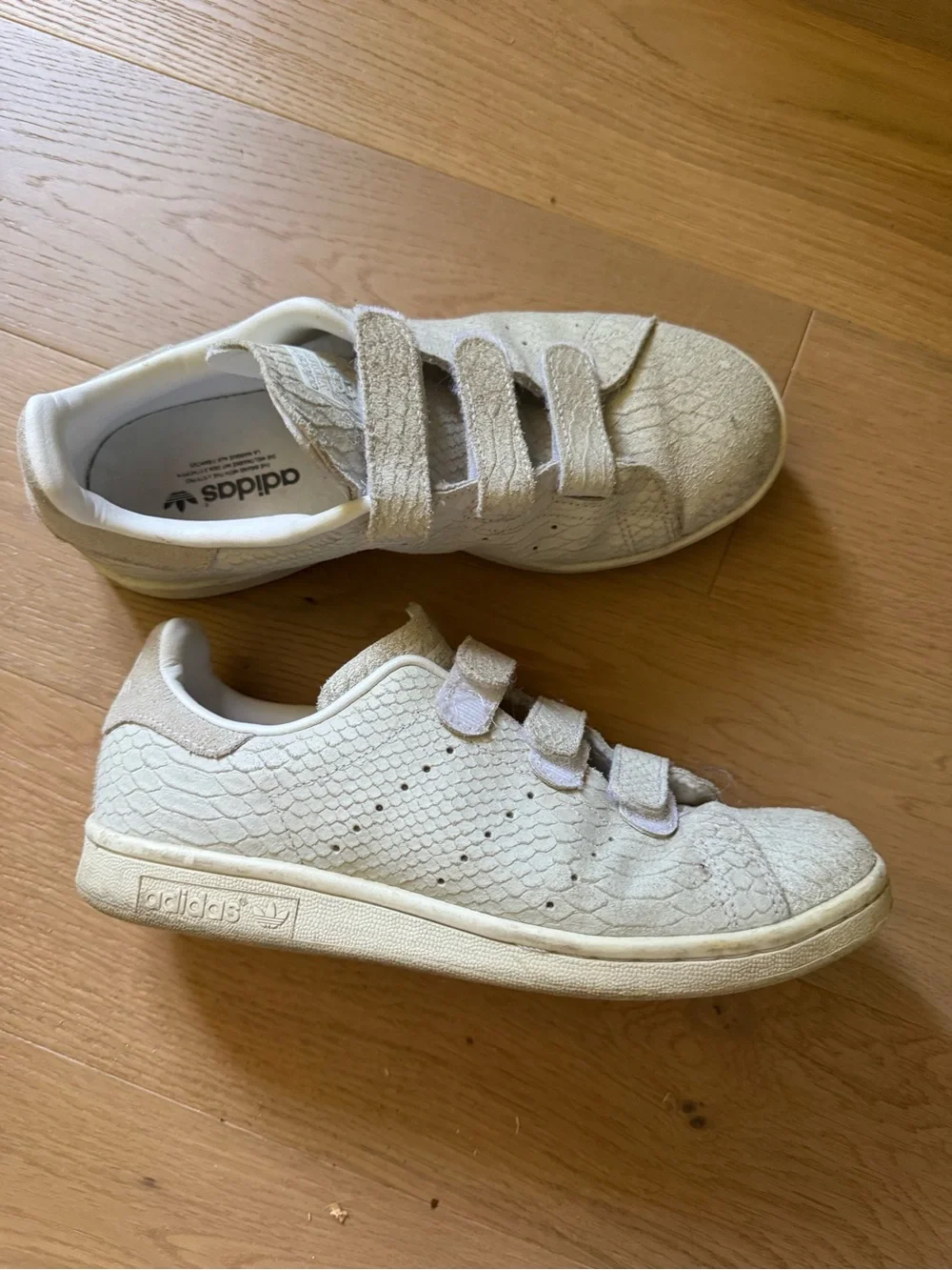 adidas | Shoes | Adidas White Stan Smith Velcro Sneakers | Poshmark